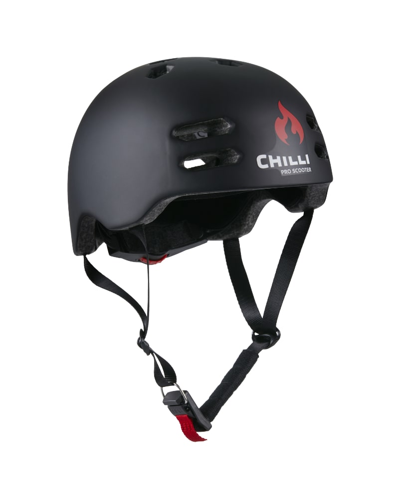 Chilli Pro Scooter Inmold Helmet - Black EN